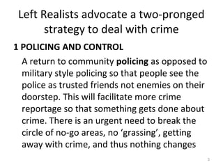 Left realism bulimic and practical solutions | PPT