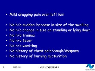 left testicular swelling of the left testis urology ppt | PPT