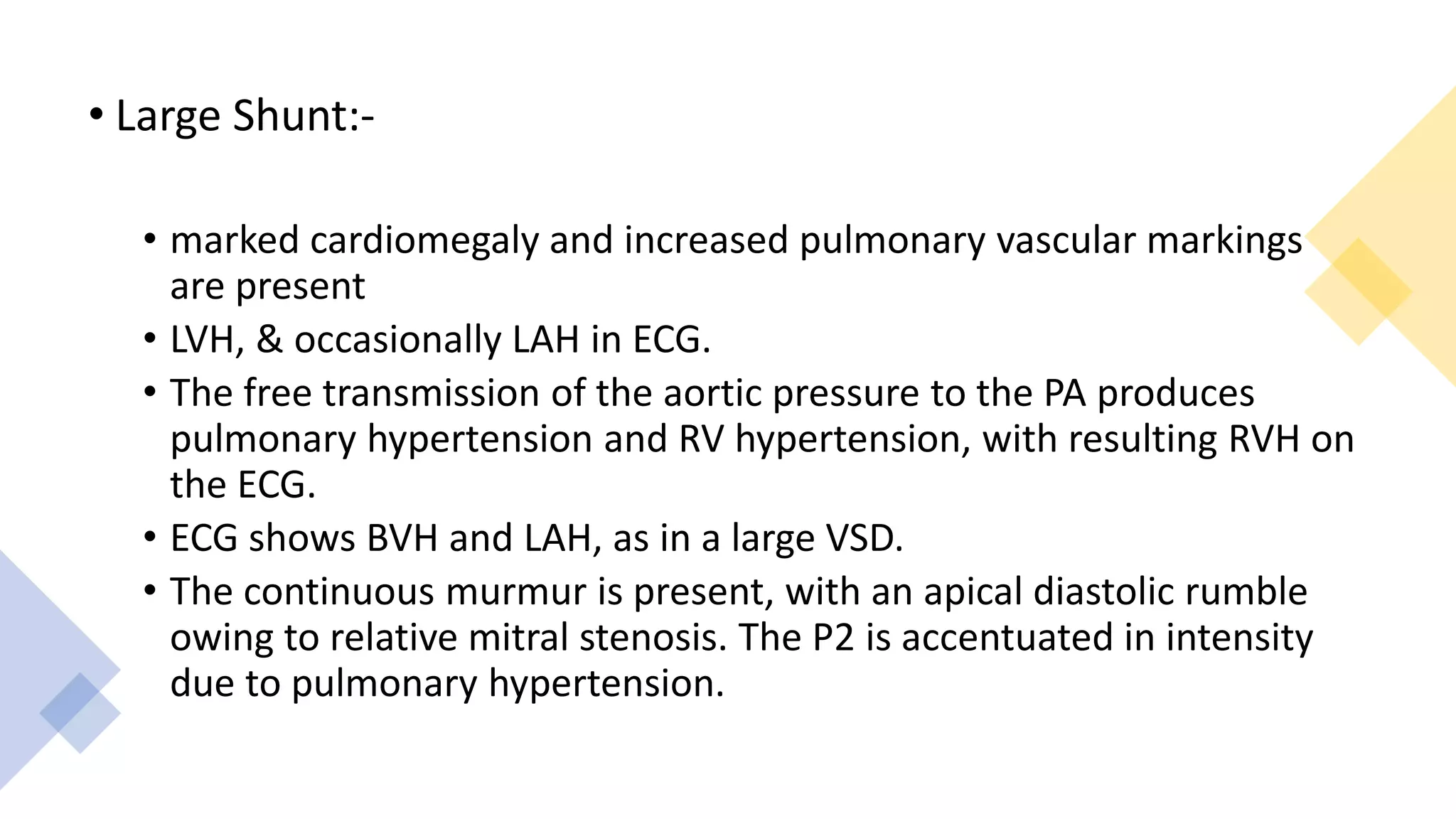 pathophysiology of Left to right shunt | PPTX