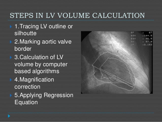 Left ventricular angiogram (1)
