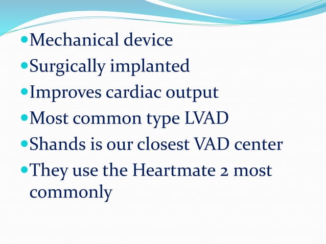 Left ventricular assist device | PPTX