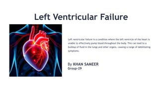 Presentation on left ventricular failure ppt.pptx.pdf | Heart and ...
