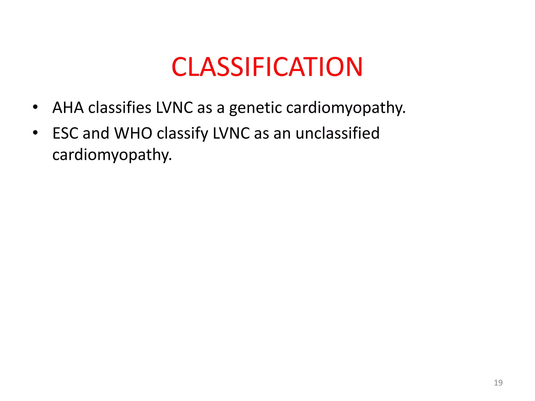 Left ventricular non compaction | PPTX