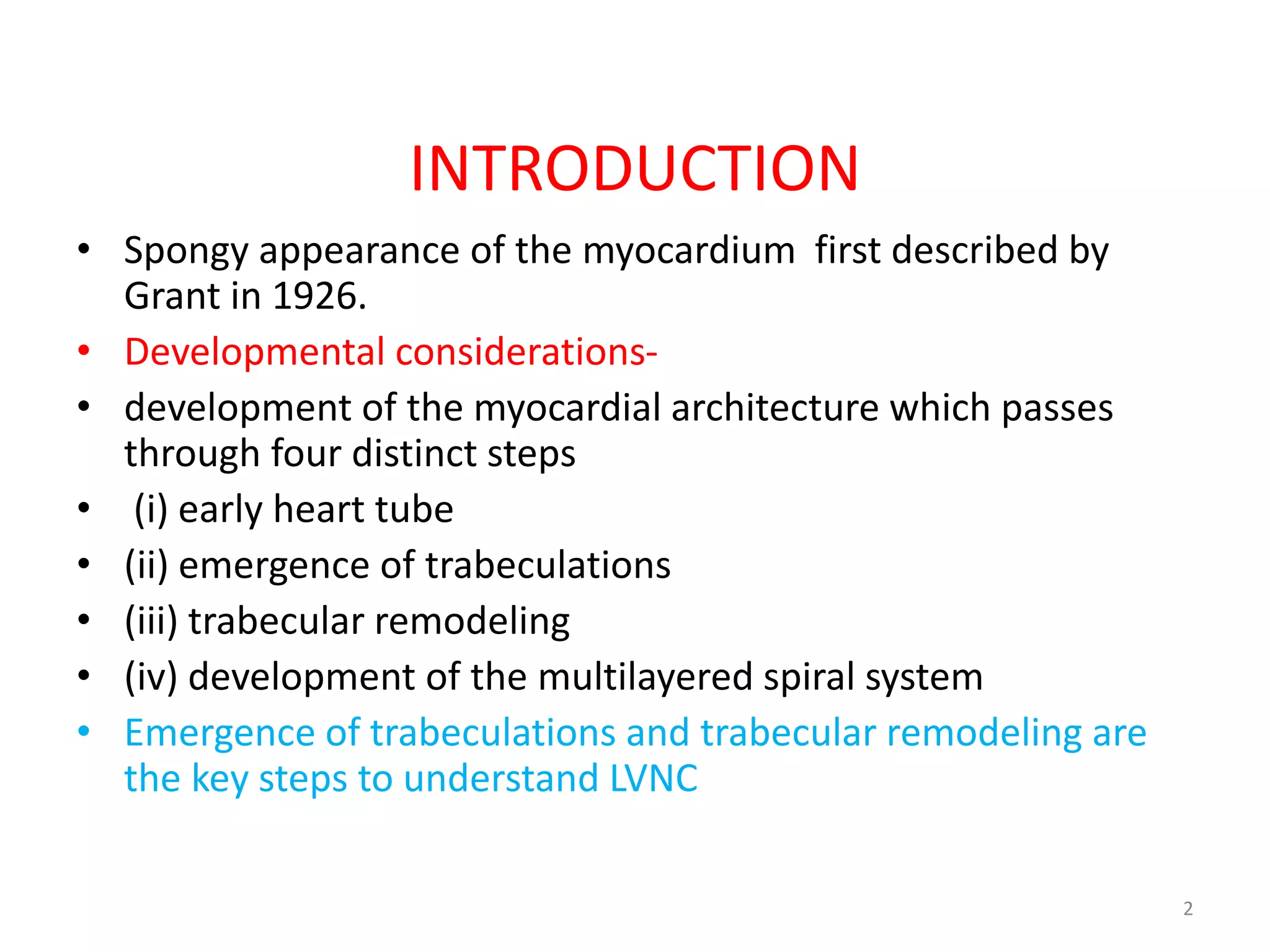 Left ventricular non compaction | PPTX