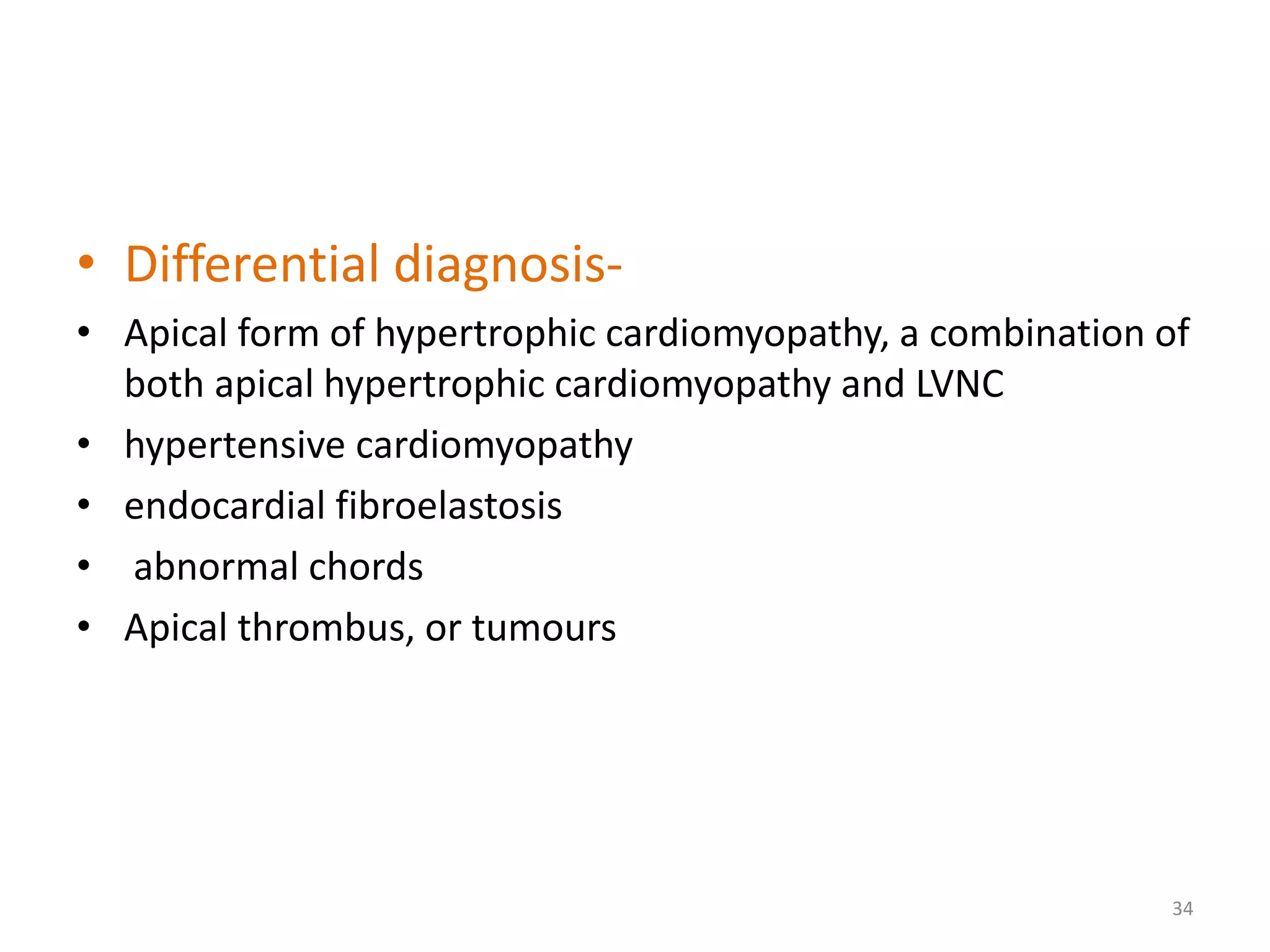 Left ventricular non compaction | PPTX