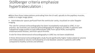 Left ventricular noncompaction | PPTX
