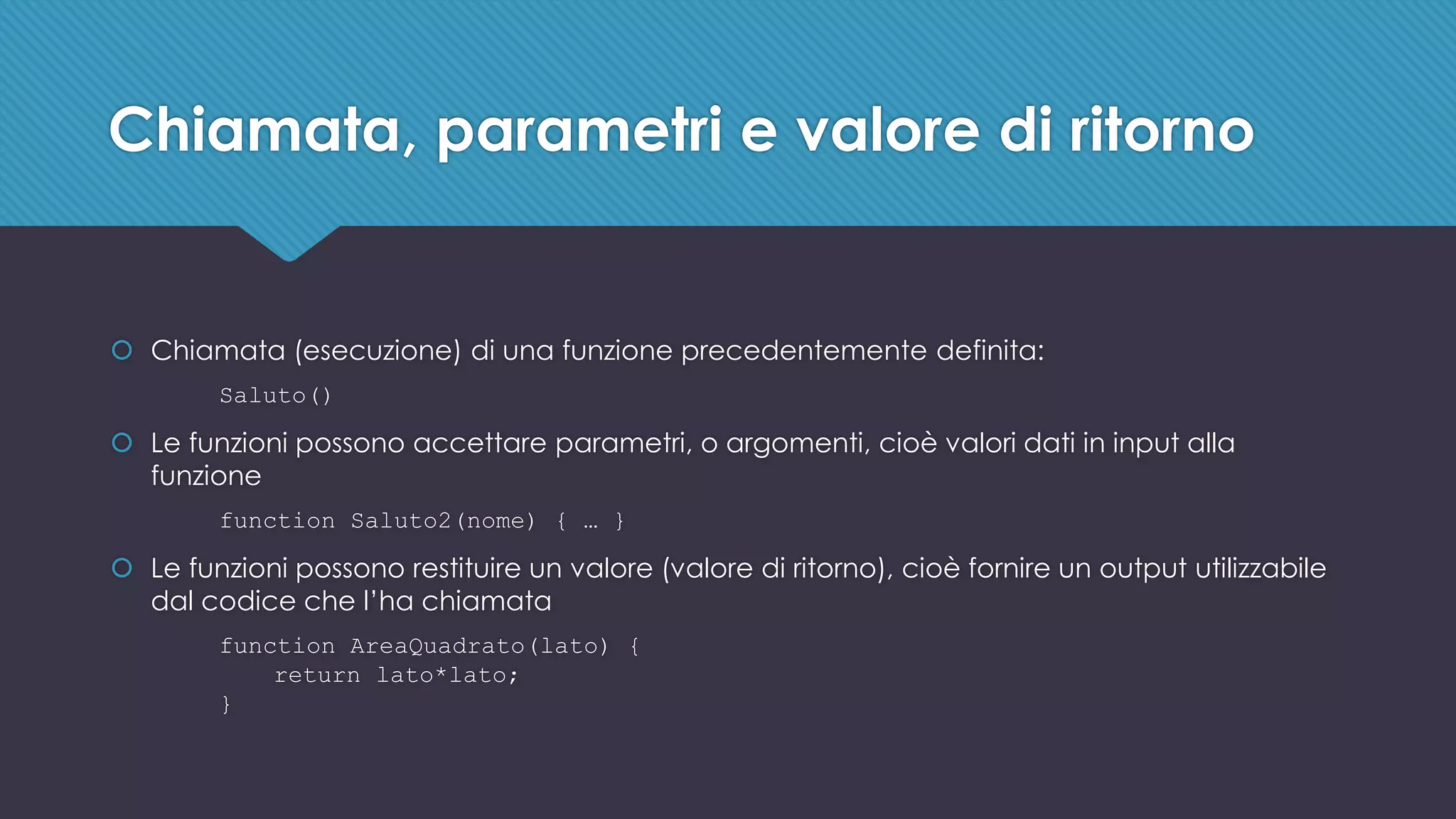 Le funzioni in javascript | PDF | Programming Languages | Computing