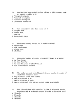 Leg 320 week 10 quiz strayer | PDF