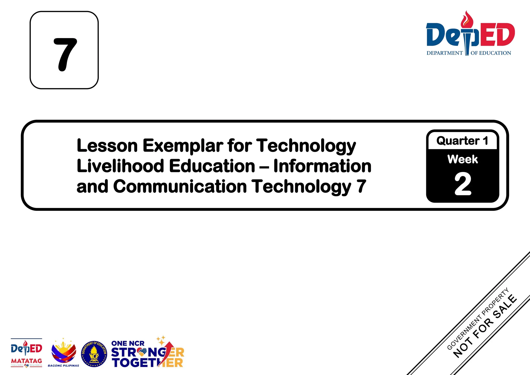 Learning Exemplar in ICT in Grade 7 Matatag Curriculum | DOCX