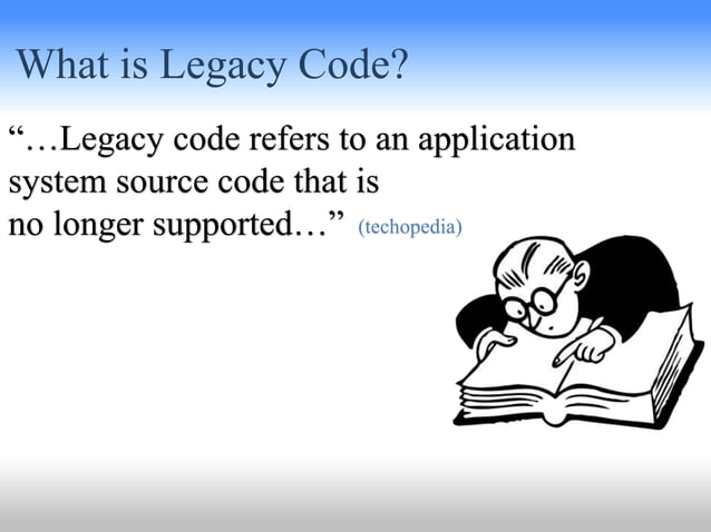 Working with Legacy Code | PPT