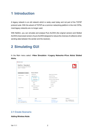 NetSim Technology Library- Legacy networks | PDF