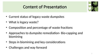 Legacy-waste-remediation-toolkit. Waste Management pptx | PPTX