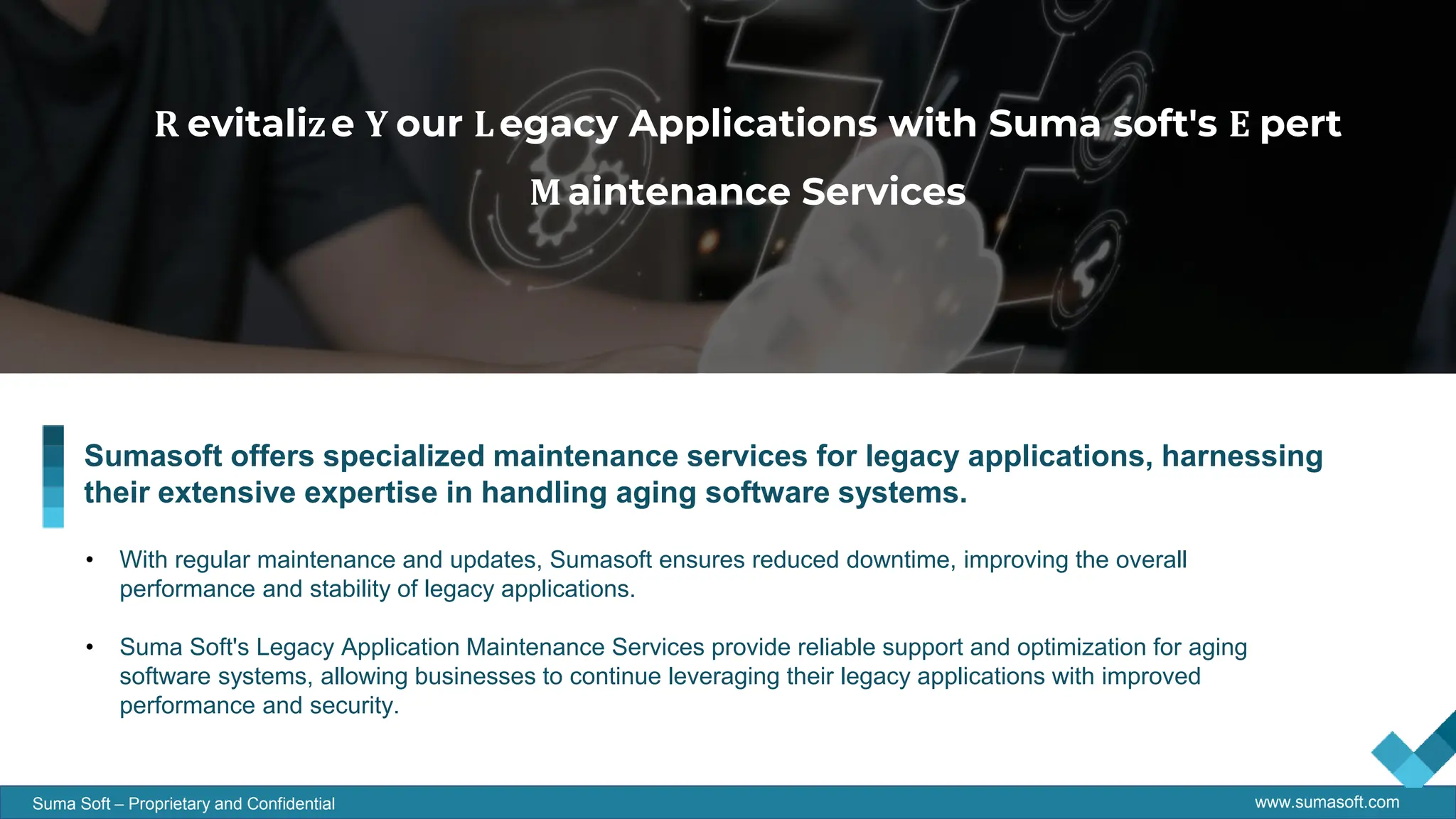 Legacy Application Maintenance Services by Suma soft | PPT