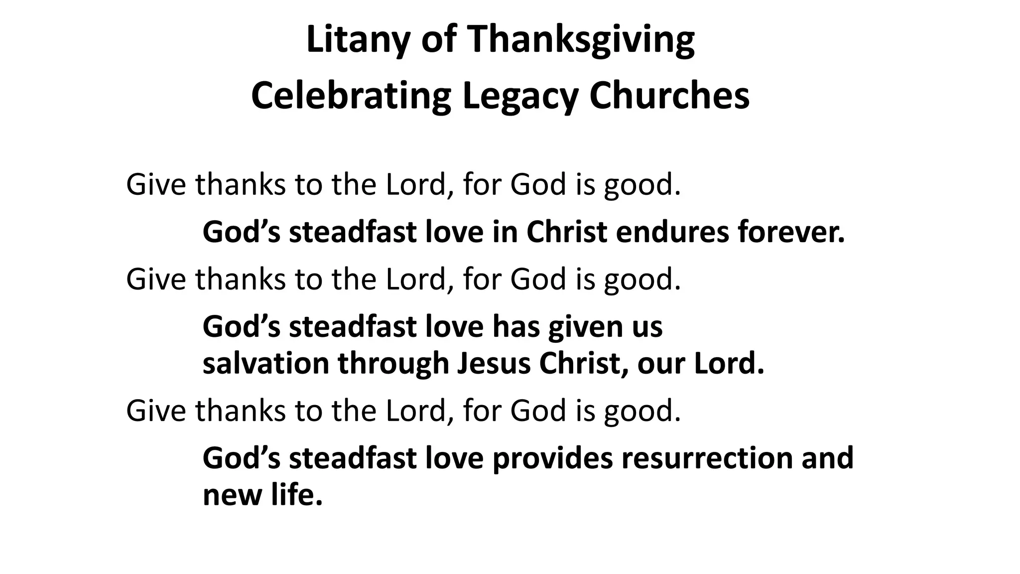 Legacy Churches Presentation | PPTX
