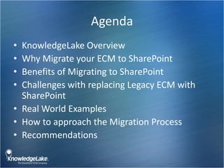 Legacy ECM Migration | PPTX | Shareware and Freeware | Computer Software and Applications