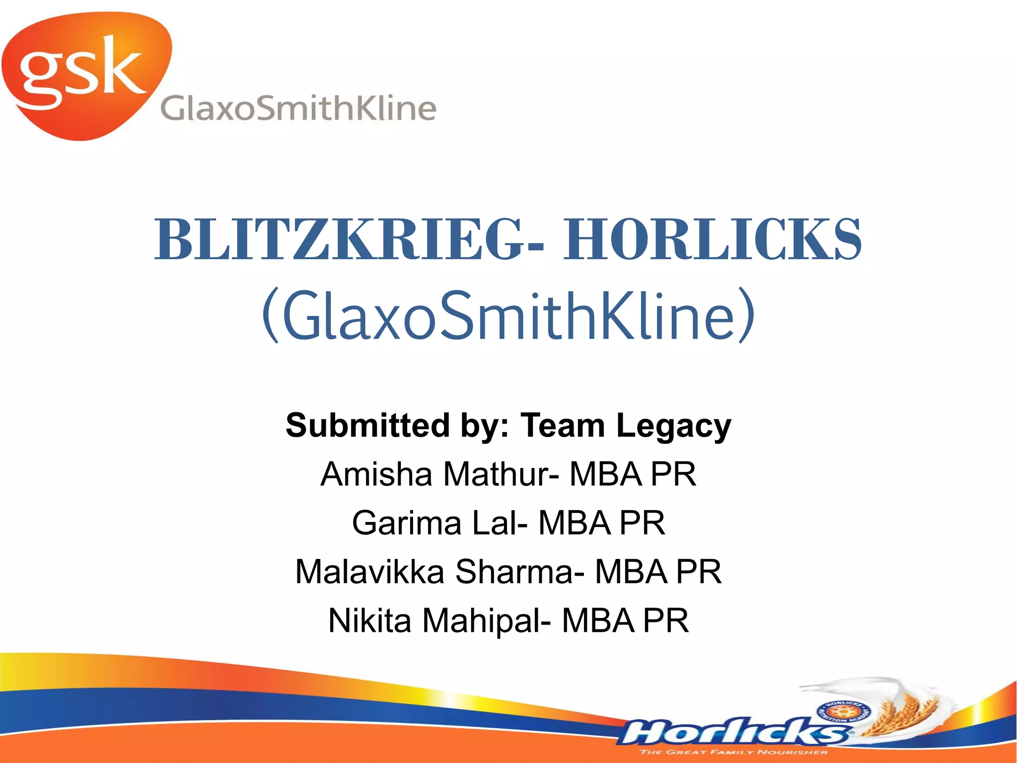 Legacy glaxo smithklinehorlicks | PPT