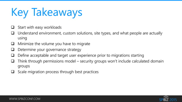 Legacy SharePoint Platform Migrations (2003/2007) | PPT
