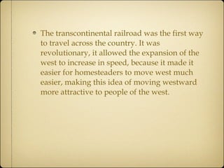 Legacy of the west keynote | PPT