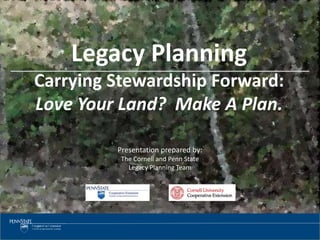 Forest Landowner Legacy Planning | PPT