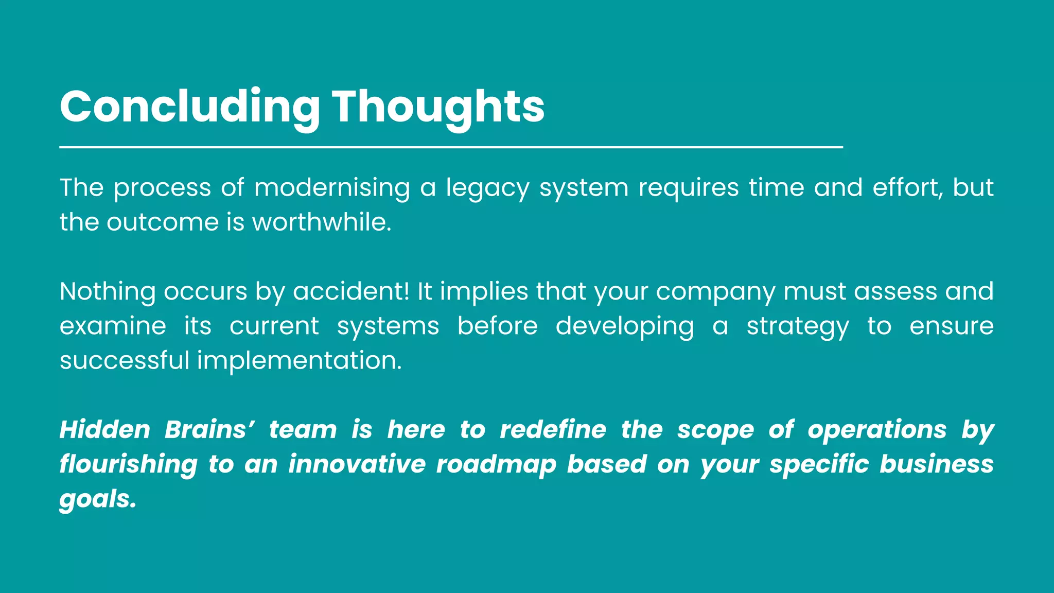 Legacy Platform Transformation | PDF