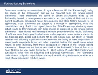 Legacy Reserves January Investor Presentation | PDF