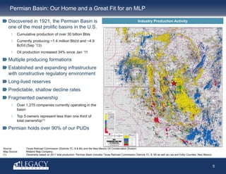 Legacy Reserves January Investor Presentation | PPT