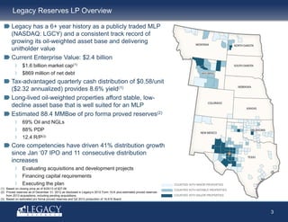 Legacy Reserves October 2013 Investor Presentation | PPT