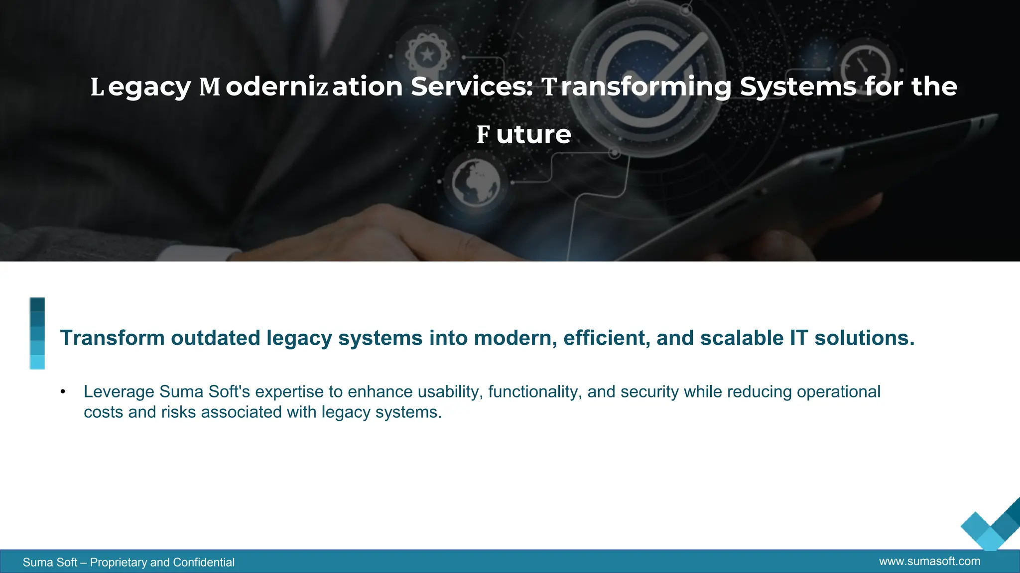 Legacy System Modernization Services by Suma Soft | PPTX