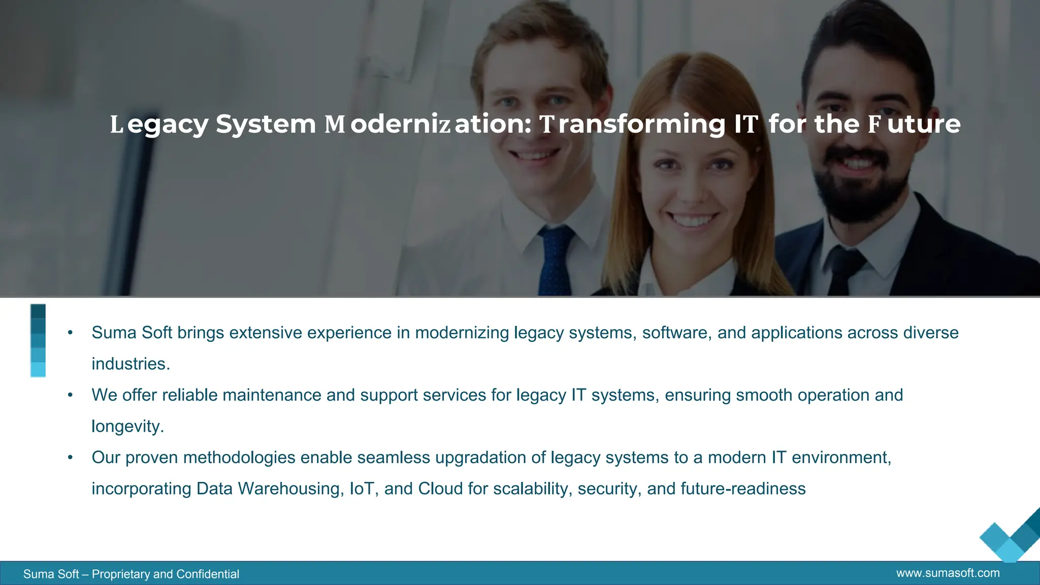 Legacy System Modernization Services by Suma Soft | PPTX