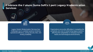 Legacy System Modernization Services by Suma Soft | PPTX