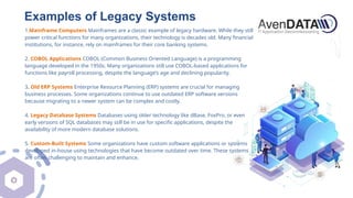 Legacy Systems: Key Concepts and Modernization | PPT