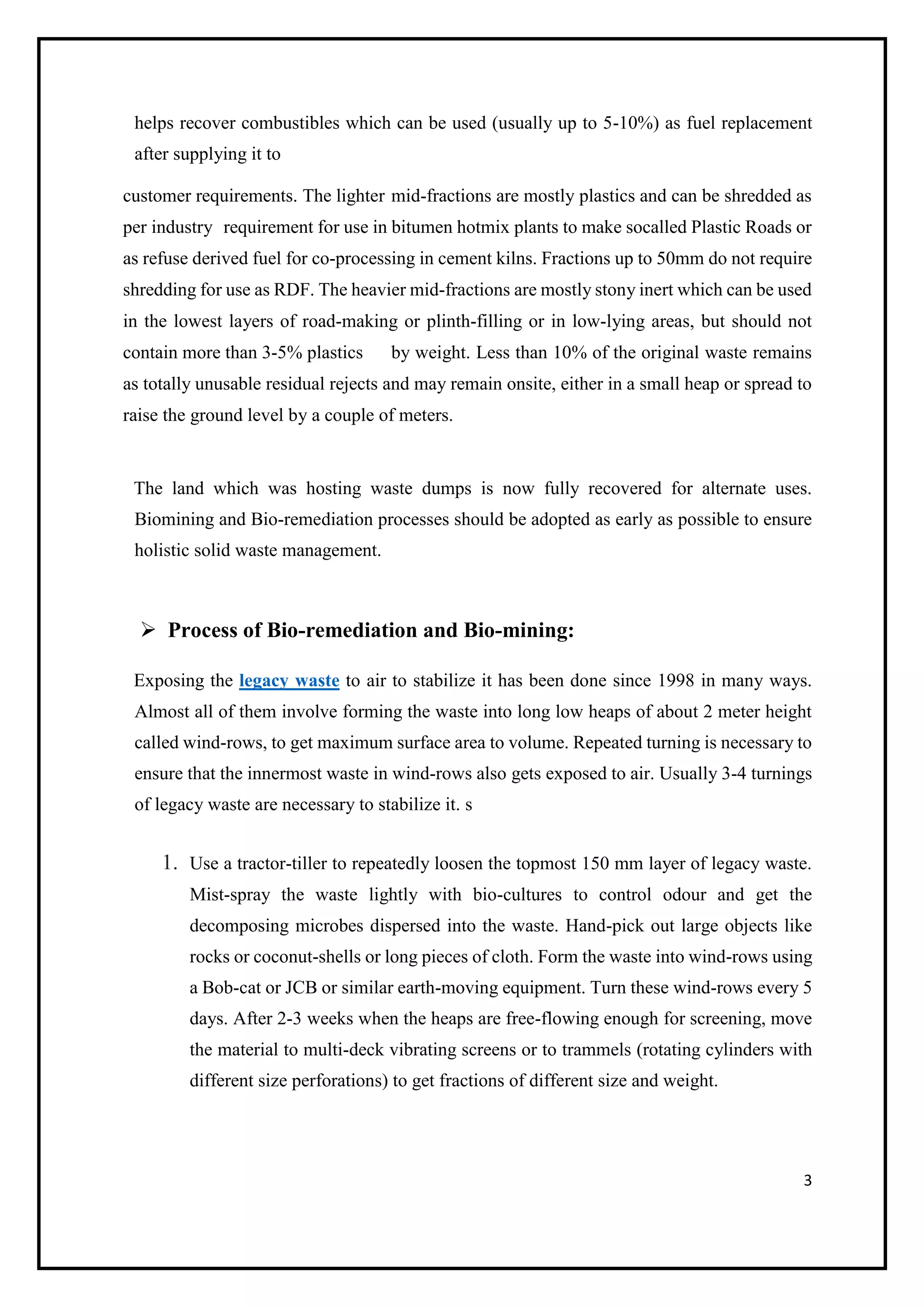 Legacy waste management | PDF