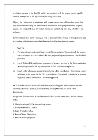 Legacy waste management | PDF