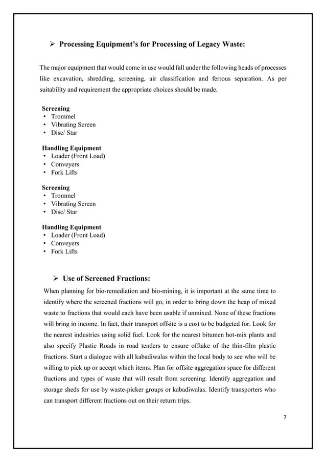 Legacy waste management | PDF