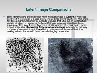 Latent Fingerprint Individualization | PPT