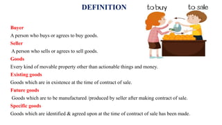 Sale of Goods Act, 1930 | PPTX