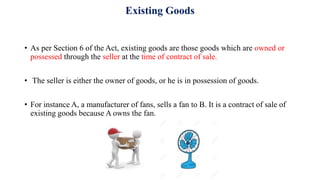 Sale of Goods Act, 1930 | PPTX
