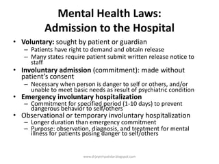 Legal & ethical aspects in mental health nursing | PDF