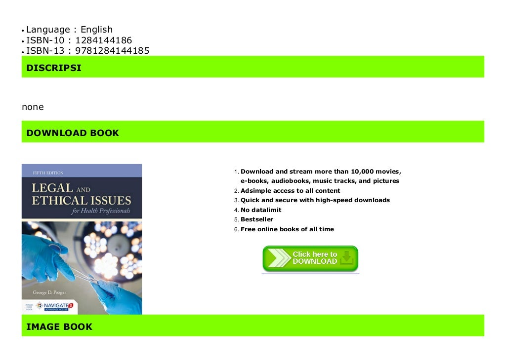 PDF Legal And Ethical Issues For Health Professionals pdf-legal-and-ethical-issues-for-health-professionals