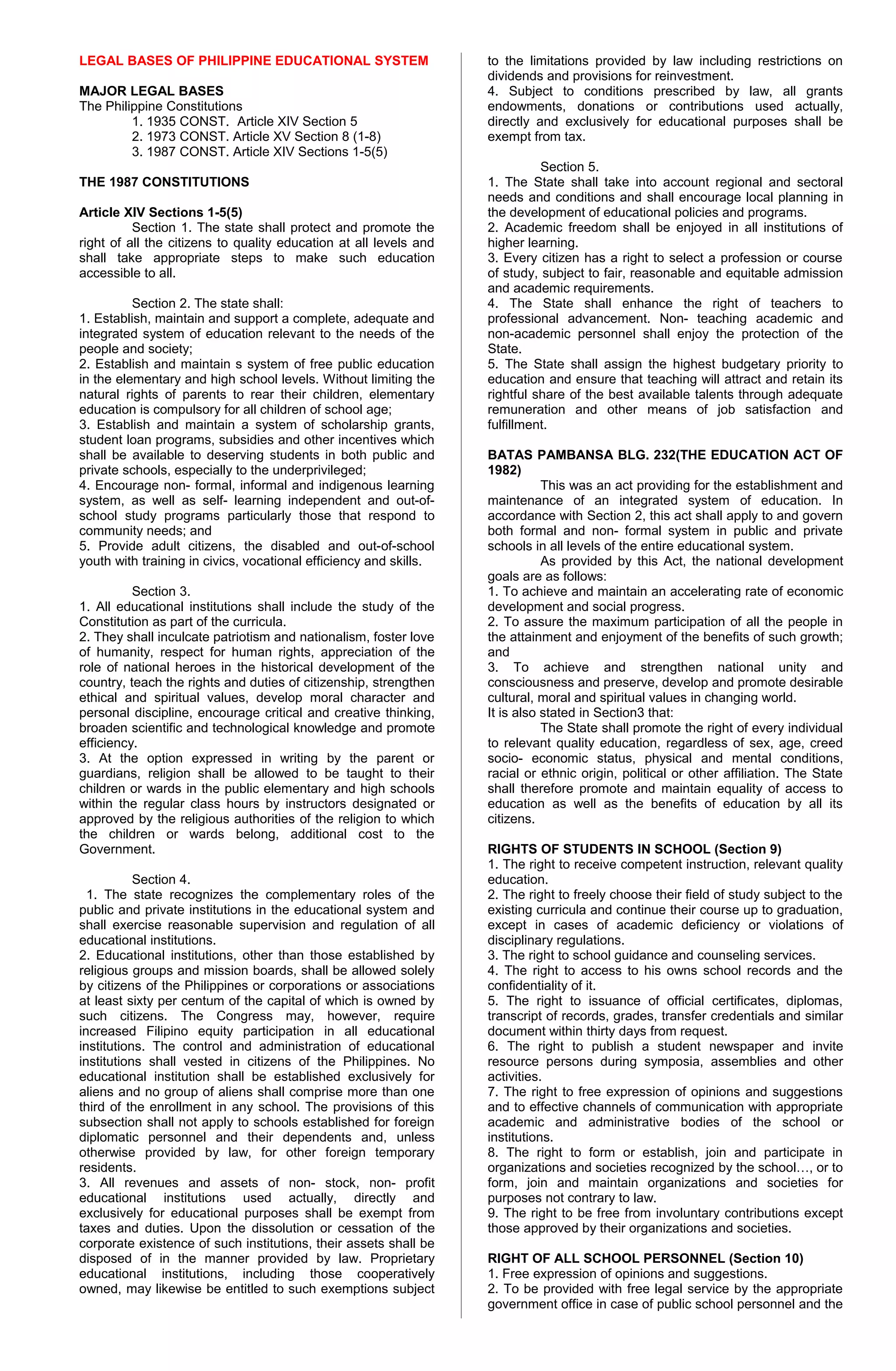 Legal bases-of-philippine-educational-system | DOC