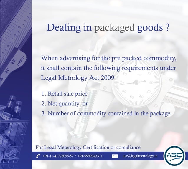 Compliance for packaging goods | PDF