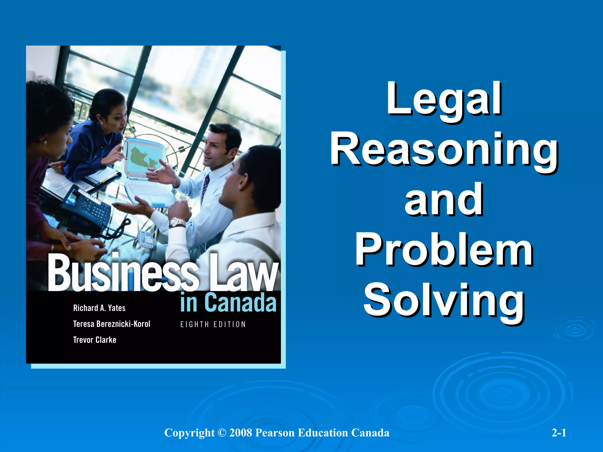 Legal Reasoning & Problem Solving | PPT