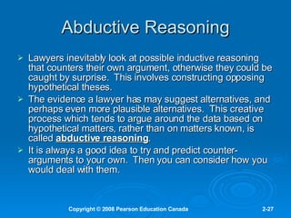 Legal Reasoning & Problem Solving | PPT