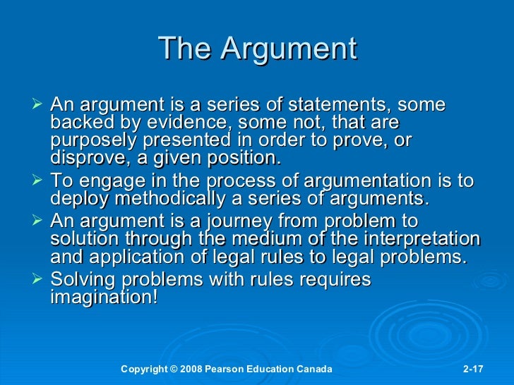 Legal Reasoning & Problem Solving