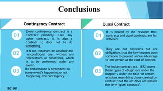 CONTINGENCY AND QUASI CONTRACT | PPT