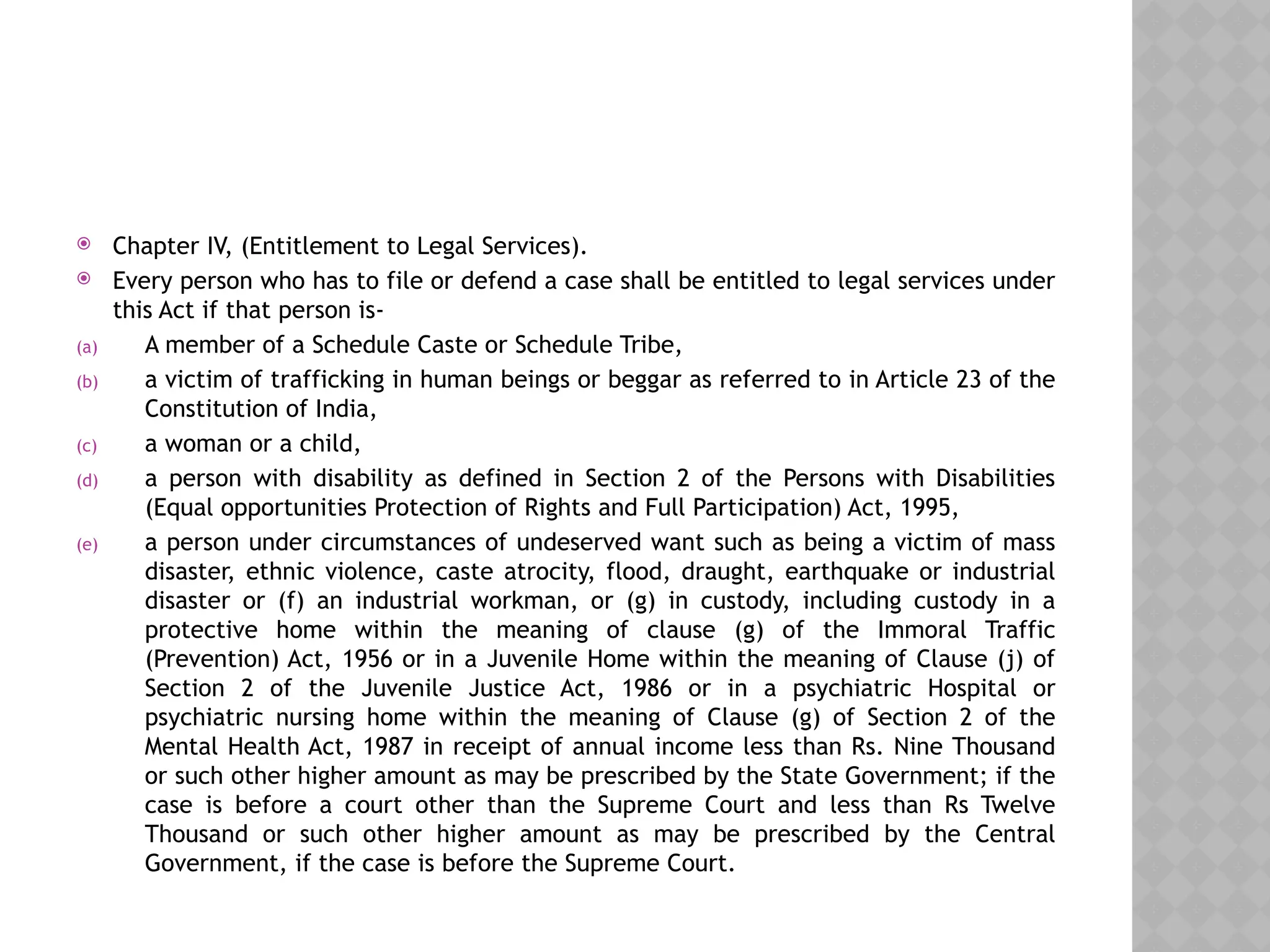 LEGAL AID IN INDIA . ARTICLE 39A OF THE INDIAN CONSTITUTION | PPTX