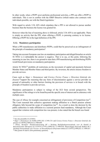 Legal analysis ppi pepp | PDF