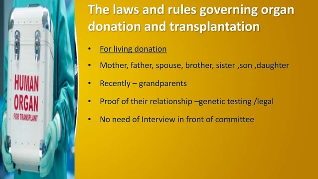 legal and ethical aspects of organ donation.pptx | Lung and Respiratory ...