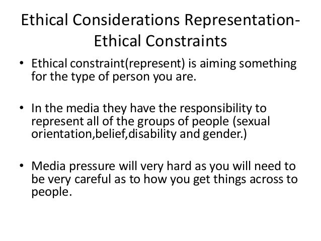 Legal and ethical considerations