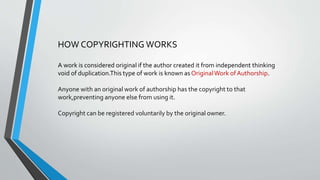 Legal and Ethical Issues COPYRIGHT.pptx